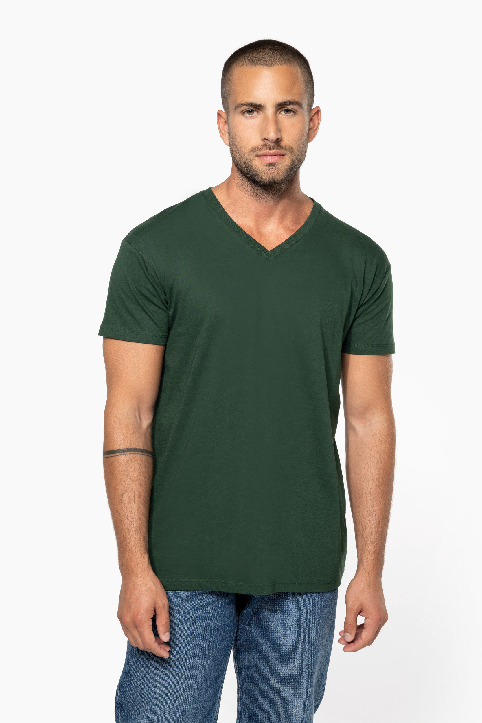 K3028IC | T-shirt Bio150 IC col V homme